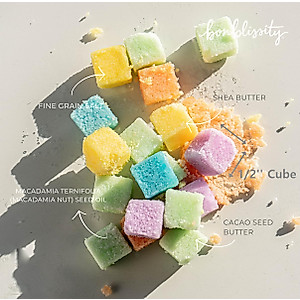 Bonblissity Sweet+Single Candy Sugar Scrub, Assorted, 30 Pcs - Exfoliating, Skin, Hands, Feet, Natural Butters & Oils, Sugary, Salty, Individually Wrapped, Exfoliate & Moisturize, On The Go, Travel