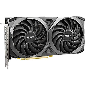 MSI Gaming GeForce RTX 3050 8GB GDRR6 128-Bit HDMI/DP PCIe 4 Torx Twin Fans Ampere OC Graphics Card (RTX 3050 Ventus 2X 8G OC)