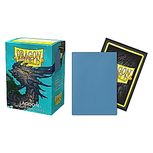 Dragon Shield Standard Size Card Sleeves – Matte Dual Lagoon 100CT – MTG Card Sleeves are Smooth & Tough – Compatible with Pokemon, Yugioh, & Magic The Gathering