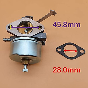 Carburetor Carb Compatible with Tecumseh HHM80 HM80 HM100 1072 4-Cycle Horizontal Engine 632325 D250