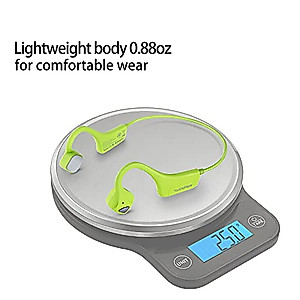 YouthWhisper Bone Conduction Headphones Bluetooth, Open Ear Wireless Headset with Mic, Sweat Resistant Earbuds for Runnig Workout Hiking Running Fitness Walking (Black)