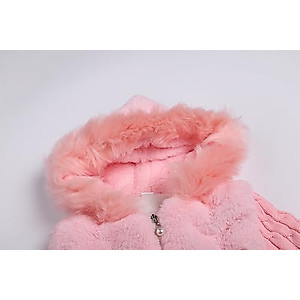MINKIDFASHION Baby Girls Winter Autumn Warm Jacket Coat (5T, Pink)