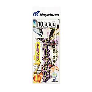 Hayabusa SE345 10-5 Navy Light Tackle Bishi Souvenir Mackerel Target, Set of 2, 1 Hook