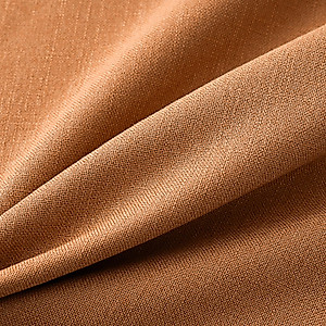 MIULEE Pack of 2 Decorative Throw Pillow Covers Fall Halloween Linen Burlap Square Solid Farmhouse Modern Concise Throw Cushion Case Pillowcase for Sofa Car Couch 18x18 Inch Burnt Orange