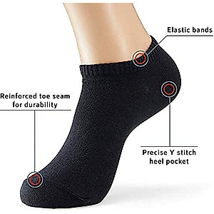 Trail maker 100 Pack Socks for Men Ankle Socks Size 10-13 Black Cotton Socks Bulk Pack for Homeless Men, Donations