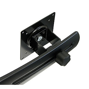 Ergotron DS100 Dual-Monitor Desk Stand, Horizontal, Black