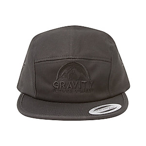 Gravity Outdoor Co. 5 Panel Hat - Blackout