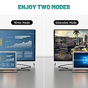 4K DisplayPort to HDMI Cable 4 Feet (2 Pack), Gold-Plated Male to Male Adapter, DP to HDMI Cord Converter for PC to HDTV, Monitor, Projector with 2 HDMI Adapter and 25 Cable Ties