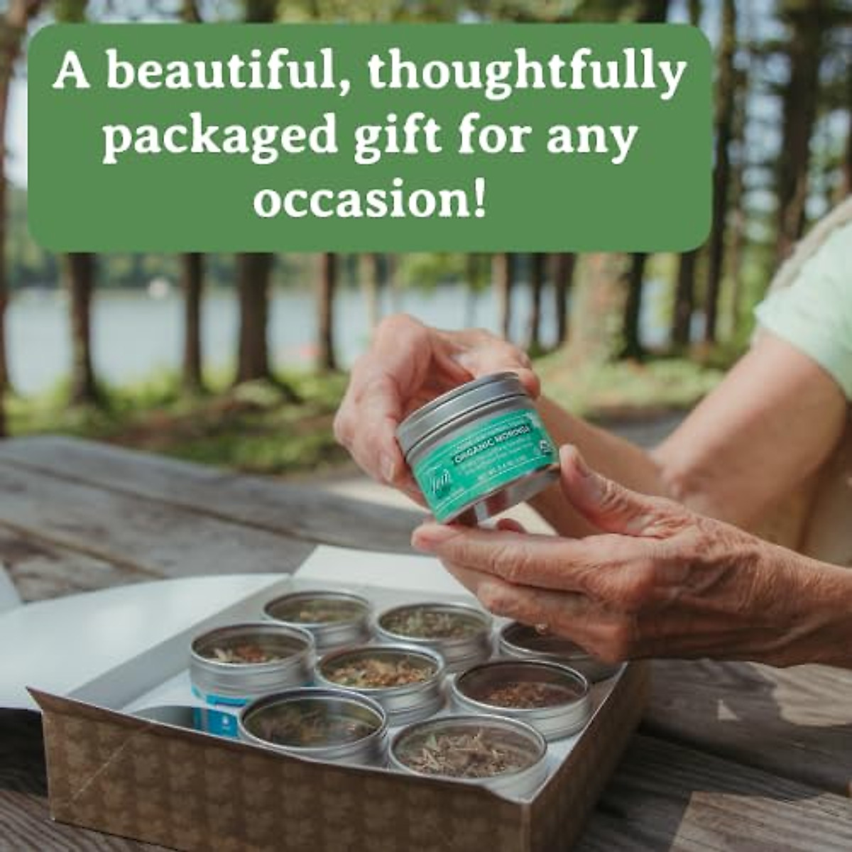 Heavenly Tea Leaves 9 Flavor Variety Pack, Loose Leaf Tea Sampler (Approx. 90 Cups of Tea) - High to No Caffeine, Great Hot or Iced, Assortment of Green, Herbal, Black, & White Teas