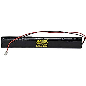 XML Battery BBAT0044A BBAT0043A Unitech AA900MAH 9.6V 900mAh BAT9.6V700 Ni-CD Rechargeable Battery Pack Replacement for Exit Sign Emergency Light