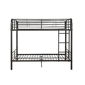 ACME Bristol Gunmetal Full over Full Bunk Bed