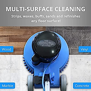 Prolux Core Floor Buffer - Heavy Duty Single Pad Commercial Floor Polisher and Tile Scrubber
