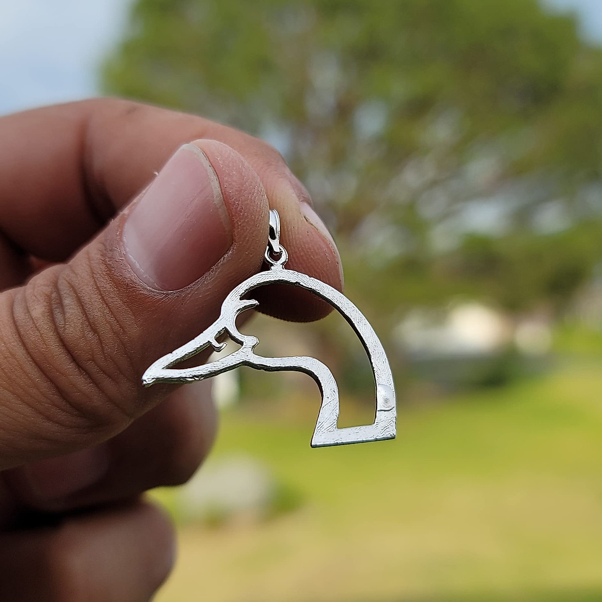 Jewels Obsession Duck Head Pendant | Sterling Silver 925 Duck Head Pendant - 32 mm