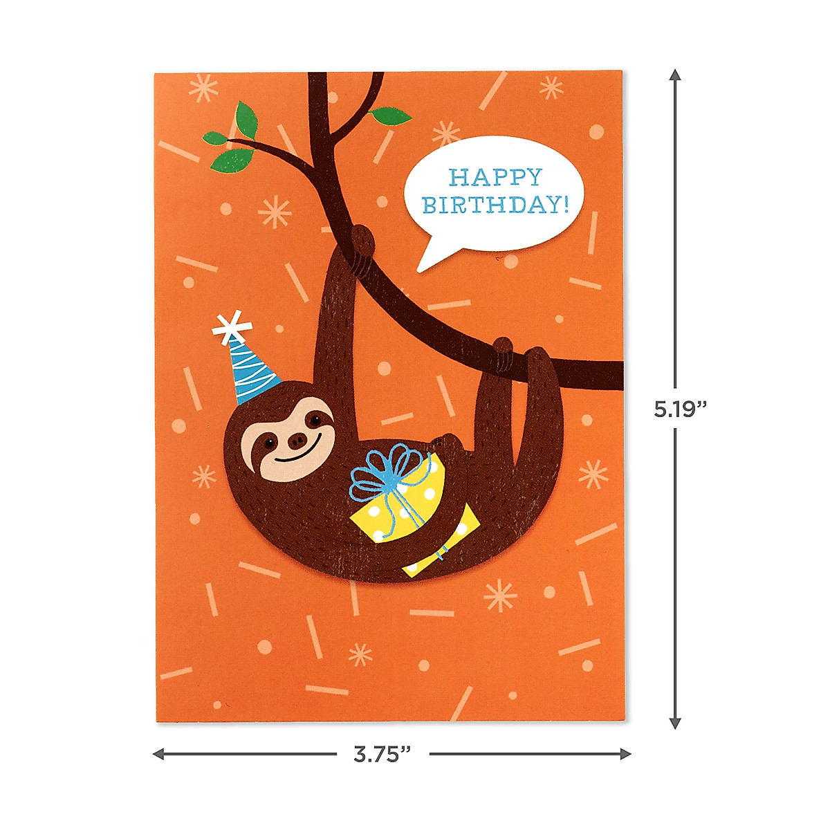 Hallmark Birthday Cards for Kids Assortment, 48 Cards with Envelopes (Dinosaurs, Sloths, Unicorns, Flamingos, Turtles, Sharks)