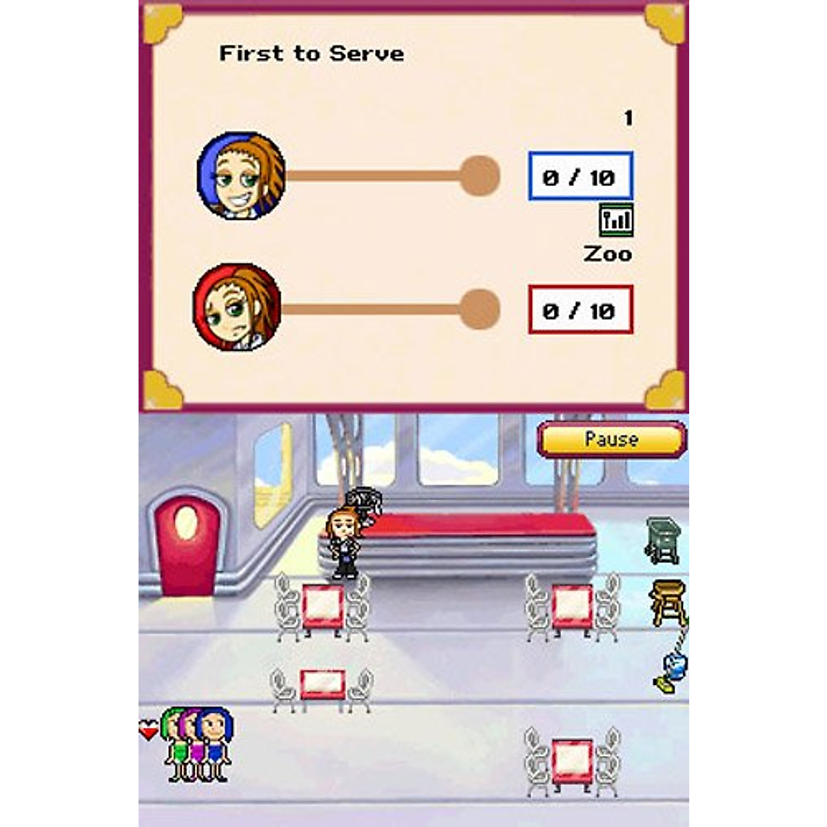 Diner Dash: Flo on the Go - Nintendo DS