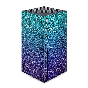 Head Case Designs Officially Licensed PLdesign Aqua Blue Art Mix Vinyl Sticker Gaming Skin Decal Cover Compatible With Xbox Series X Console