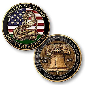 Northwest Territorial Mint Don't Tread on Me - Liberty Bell Challenge Coin…