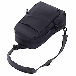 Small Crossbody Sling Backpack Sling Bag, Chest Bag Daypack Cross Body Bag Fanny Pack for Outdoors Traveling Hiking - Black