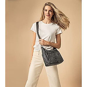 Baggallini Securtex® Anti-theft Free Time Crossbody Bag Cross Body, Black, One Size US