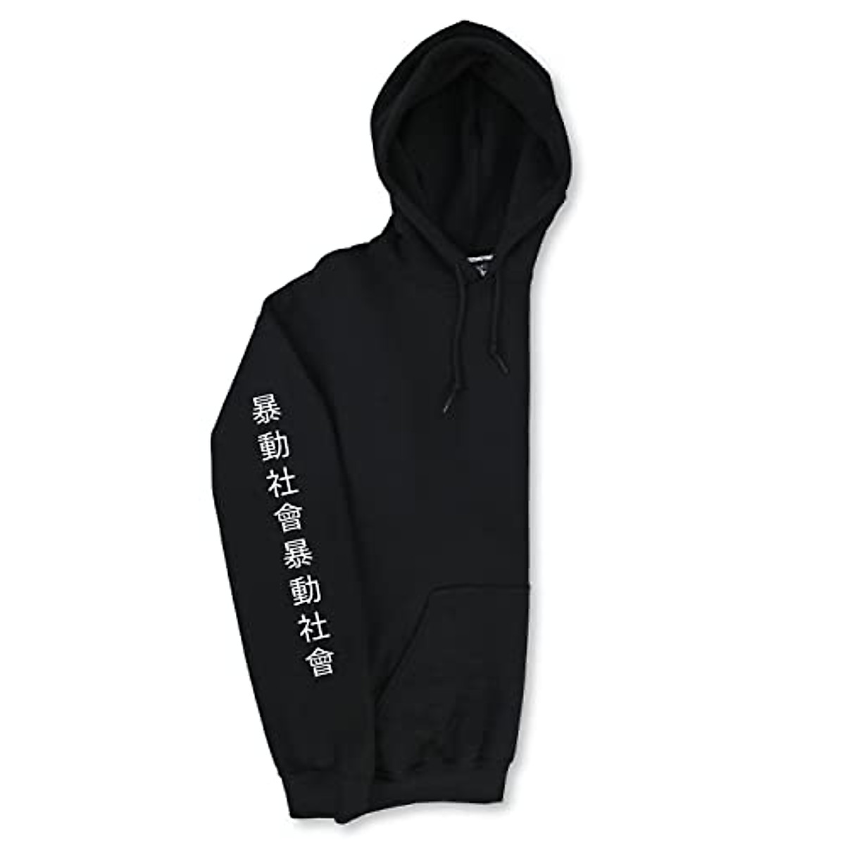 Riot Society Panda Rose Mens Graphic Pullover Hoodie Sweatshirt, Perfect Sweater for the Champion to Wear Into the AM - Black, X-Large