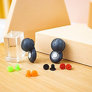 Zotech 5 Pair Noise Cancellation Ear Tips for Sony LinkBuds (Black, White, Green, Orange and Red)