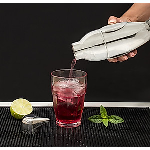 Penguins Cocktail Shaker,500ml Food Grade Stainless Steel Martini Mixer Built in Strainer Professional Bartending Tools for Home Bar