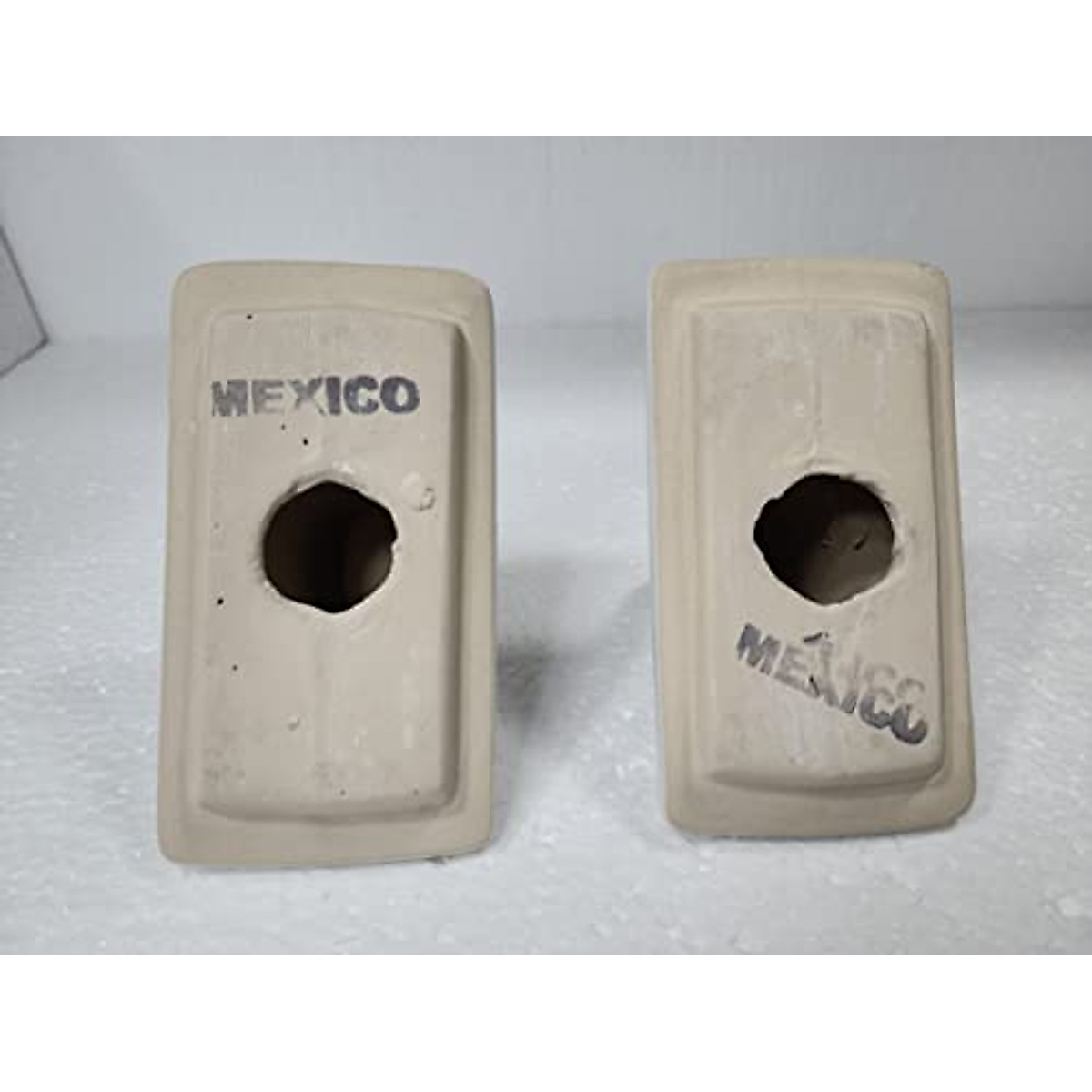 Vintage Snow White Ceramic Towel Bar Rod Rack Post Holder Brackets Tile Set Mid Century Modern Retro