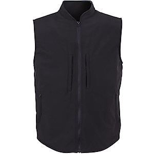 Rothco Men's Professional CCW Concealed Carry Soft Shell Vest, Black - 2XL
