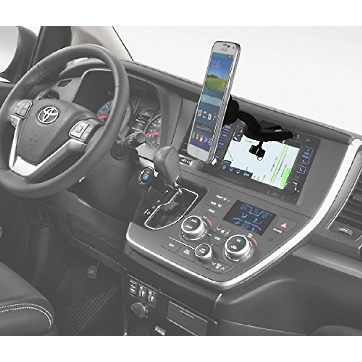 WixGear CD Slot Magnetic Car Mount Holder for Car, for Cell Phones and Mini Tablets with Fast Swift-Snap Technology, (Will not fit All CD Slots)