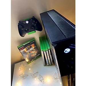 3DLASERSLAB Damage-Free Controller Wall Mount Display for Xbox One, Microsoft, Easy Install, 3M Command Strip Included (Silver, 4)