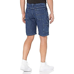 Wrangler Authentics mens Loose Fit Carpenter cargo shorts, Retro Stone, 38 US