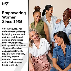 No7 Lift & Luminate Triple Action Face Serum - Collagen Peptide Anti Wrinkle Serum + Brightening Emblica & Vitamin C Face Serum + Pro Retinol Skin Firming Hyaluronic Acid & Hibiscus (50ml)