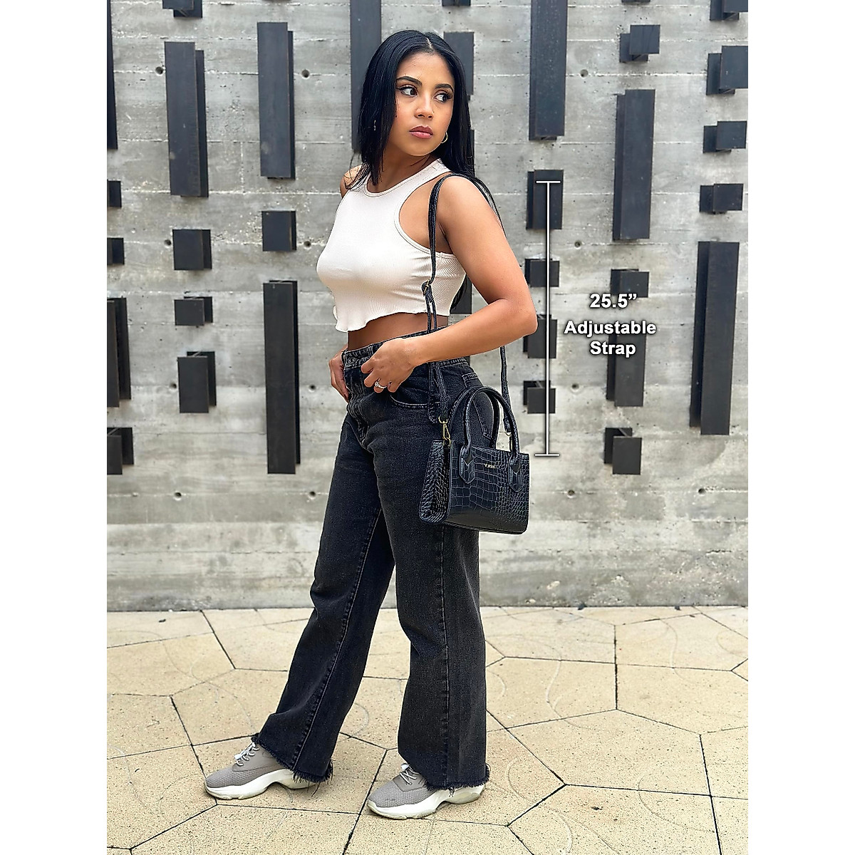 Voera Mini bags for women- Small black purse- Black handbag -Mini purse