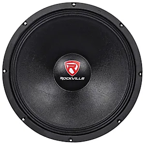 Rockville RVW1500P8 1500w 15" Raw DJ Subwoofer 8 Ohm Sub Woofer 70OZ Magnet, Black