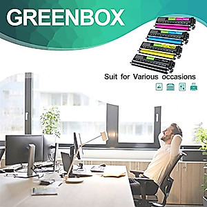 GREENBOX High Yield Compatible Toner Cartridge Replacement for Brother TN336 TN310 TN315 TN331 for HL-4150CDN 4570CDWT 4140CN MFC-9560CDW 9970CDW DCP-9010CN 9270CDN 9055CDN Printer (KCMY, 4 Pack)