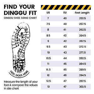 DINGGU Steel Toe Shoes for Men Lightweight Safety Indestructible Work Shoes Comfortable Breathable Non-Slip Slip on Composite Toe Sneakers for Industrial Construction Black 12