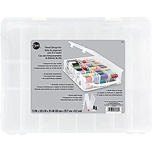 Dritz Thread Storage Box 13X10X3, Transparent