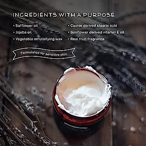 Farmstead Apothecary 100% Natural Anti-Aging Face Cream with Jojoba Oil, 4 oz (Lemon Lavender)