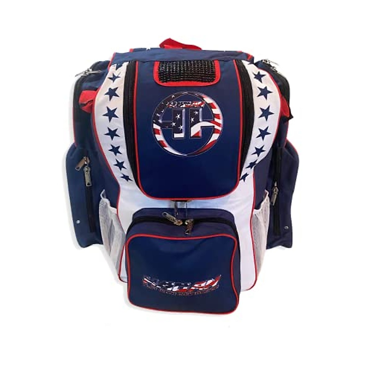 Hagan H-3.0 Multi-Sport Backpack Bag, Hockey, Baseball, Softball, lacrosse, field hockey - Large (Blk/Blue)