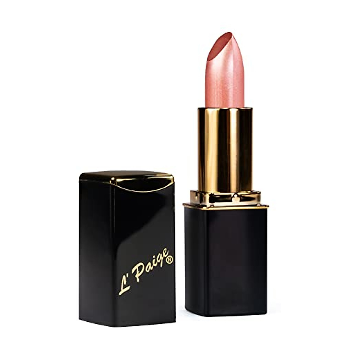 L'Paige (L56 ROSY PEARL Designer Lipstick, Aloe Vera Based, Long-lasting, Moisturizing