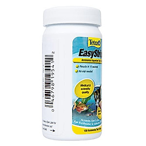 Tetra EasyStrips 100 Count, Ammonia Test Strips For aquariums, Water Testing, Model Number: 19541