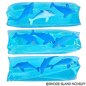 Rhode Island Novelty 4 Inch Dolphin Water Wiggler, One per Order