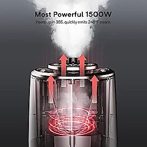 Professional Steamer for Clothes, Anthter 1500W Powerful Full Size Garment Steamers, 35s Fast Heat-up, 90 Mins of Continuous Steam Wrinkle Remover with 2.5L Water Tank, Perfect for Household
