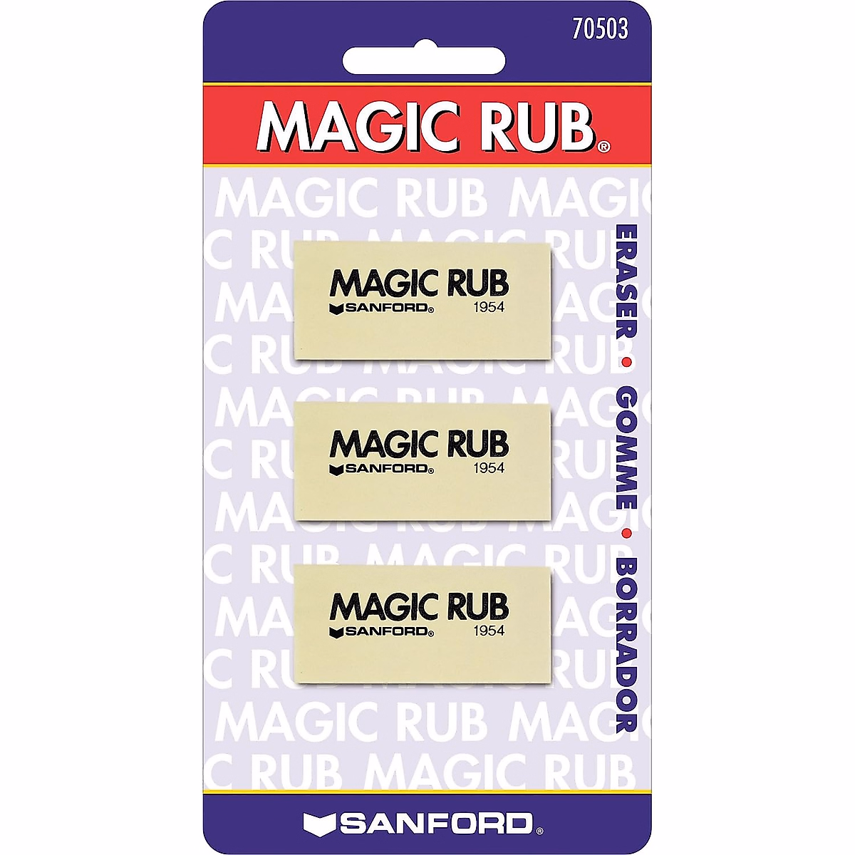 Prismacolor 70503 MAGIC RUB Art Eraser Vinyl 3/Pack