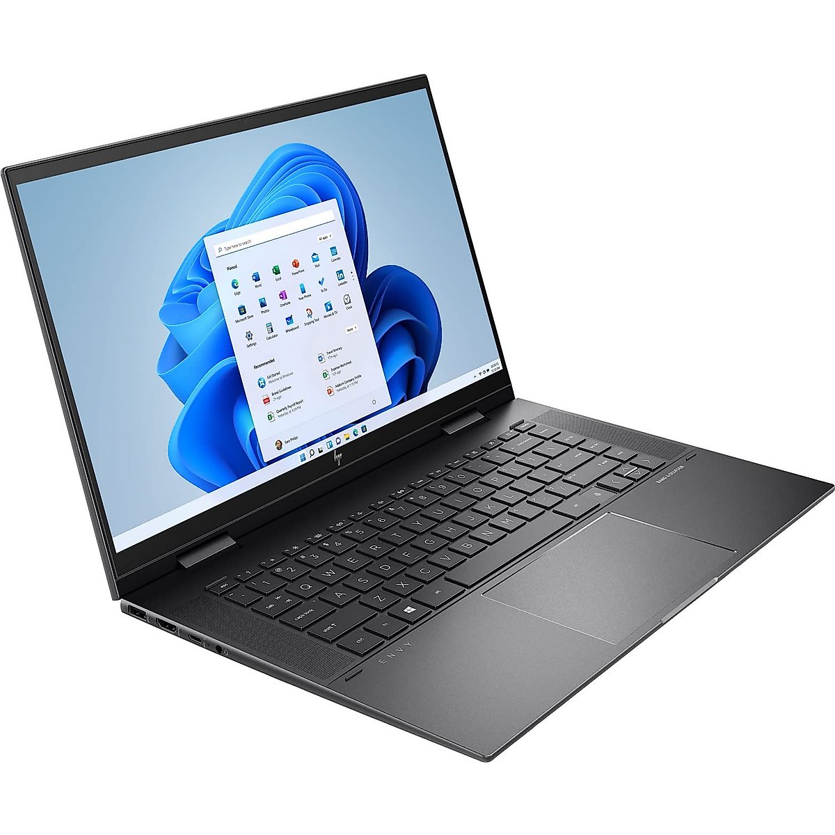 HP 2021 Newest Envy x360 2-in-1 Laptop, 15.6" Full HD Touchscreen, AMD Ryzen 5 5500U 6-Core Processor, 32GB DDR4 RAM, 1TB PCIe NVMe M.2 SSD, Backlit Keyboard, Webcam, Wi-Fi 6, HDMI, Windows 11 Home