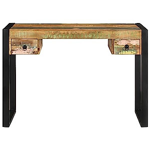 vidaXL Desk Solid Reclaimed Wood Workstation Computer Desk Home Office Table