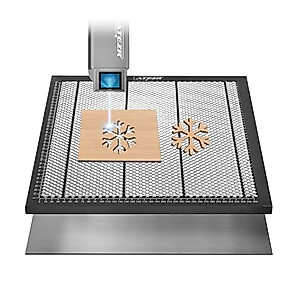 ATEZR 300x300mm Laser Honeycomb Work Table for Laser Engraving Machine, 12x12'' Honeycomb Bed for Fast Heat Dissipation, Bench Protection Compatible with All Laser Engraver Cutting