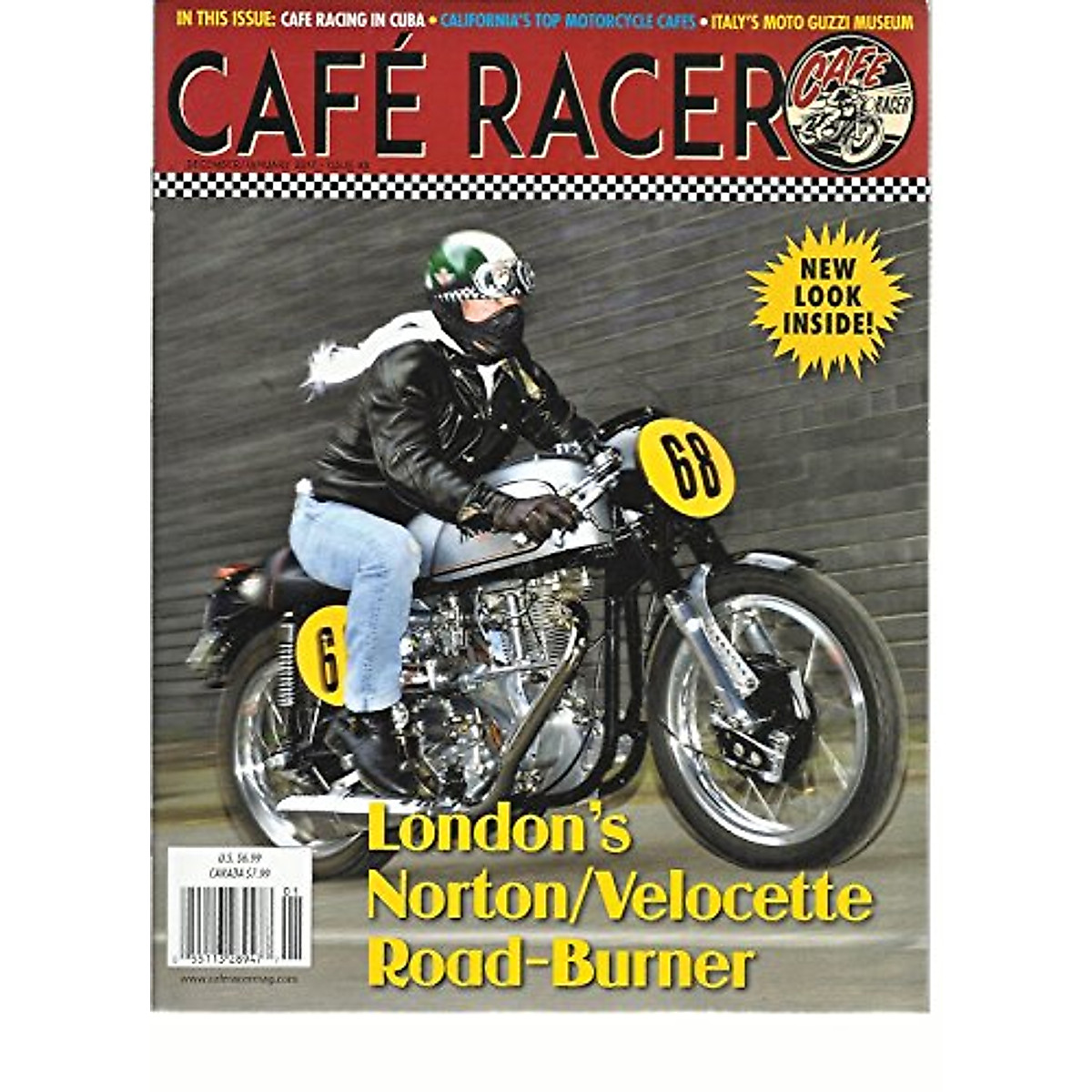CAFE RACER MAGAZINE, DECEMBER/JANUARY, 2017 ISSUE, 48 NEW LOOK INSIDE !