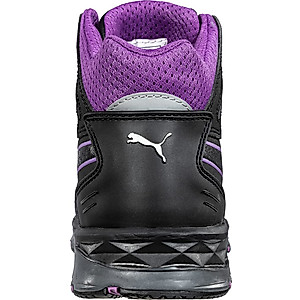 PUMA Safety Stepper Mid WNS ASTM EH Size 11 Black-Purple