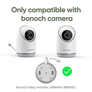 bonoch Baby Monitor Mount Baby Monitor BBM01/ BBM03/ BBM05/ BBM04, Crib Mount Camera Holder Wall Mount Flexible Mount Versatile Twist Mount Without Wall Damage, Baby Camera Stand for Crib Nursery